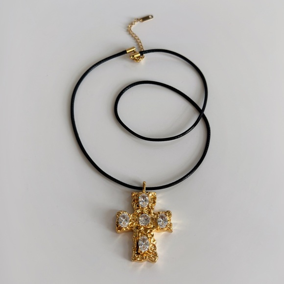 sorasora | Jewelry | 24k Gold Cross Necklacevintage Inspired ...